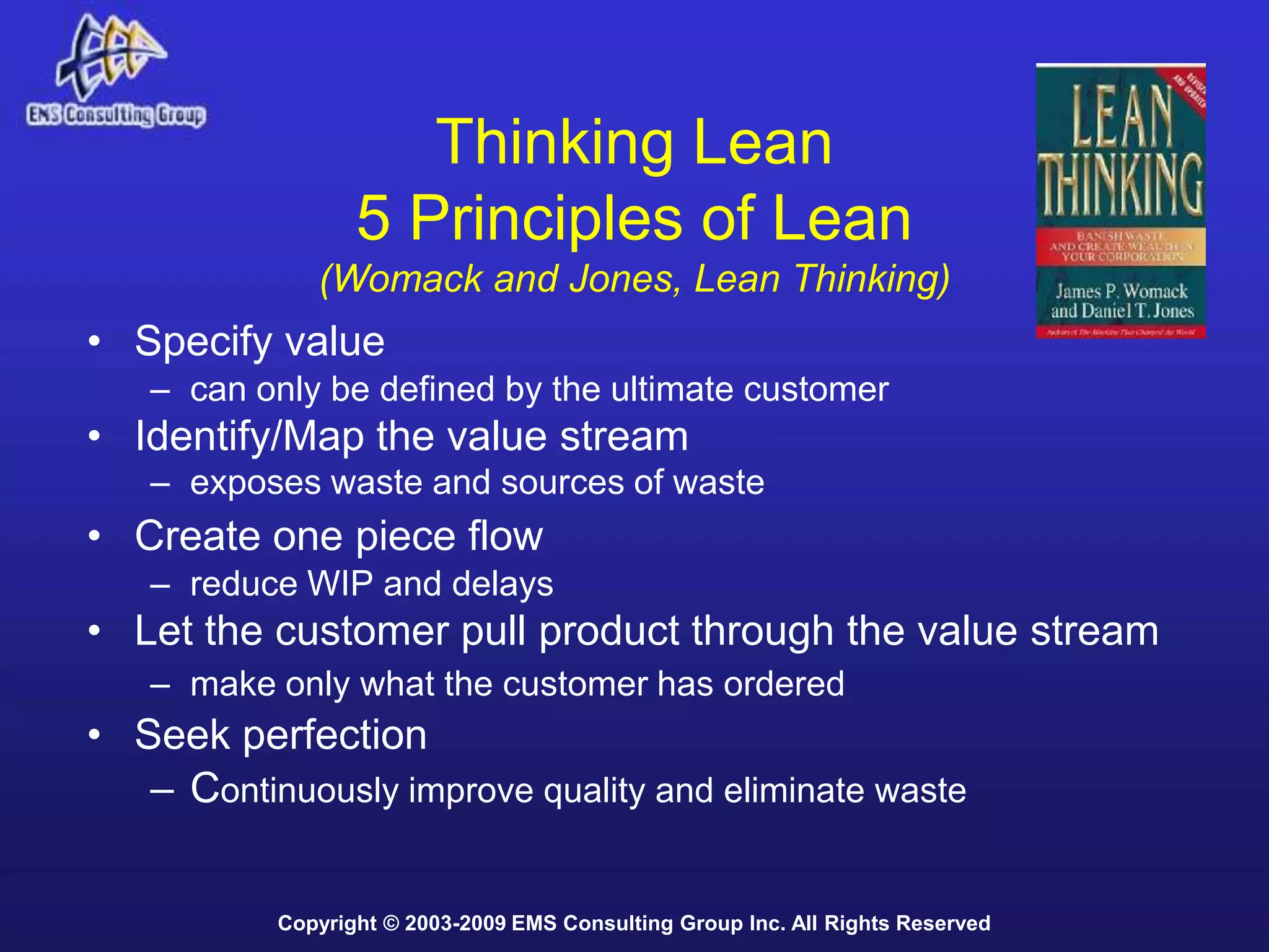 Lean Manufacturing: Improve Productivity, Quality, and Lead-Time | PPTX