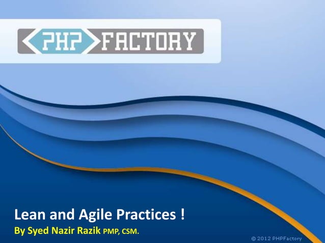 Lean Practices at Railsfactory | PPT