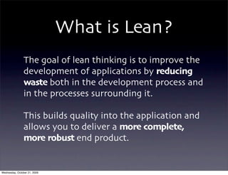Keeping Your PHP Lean | PPT