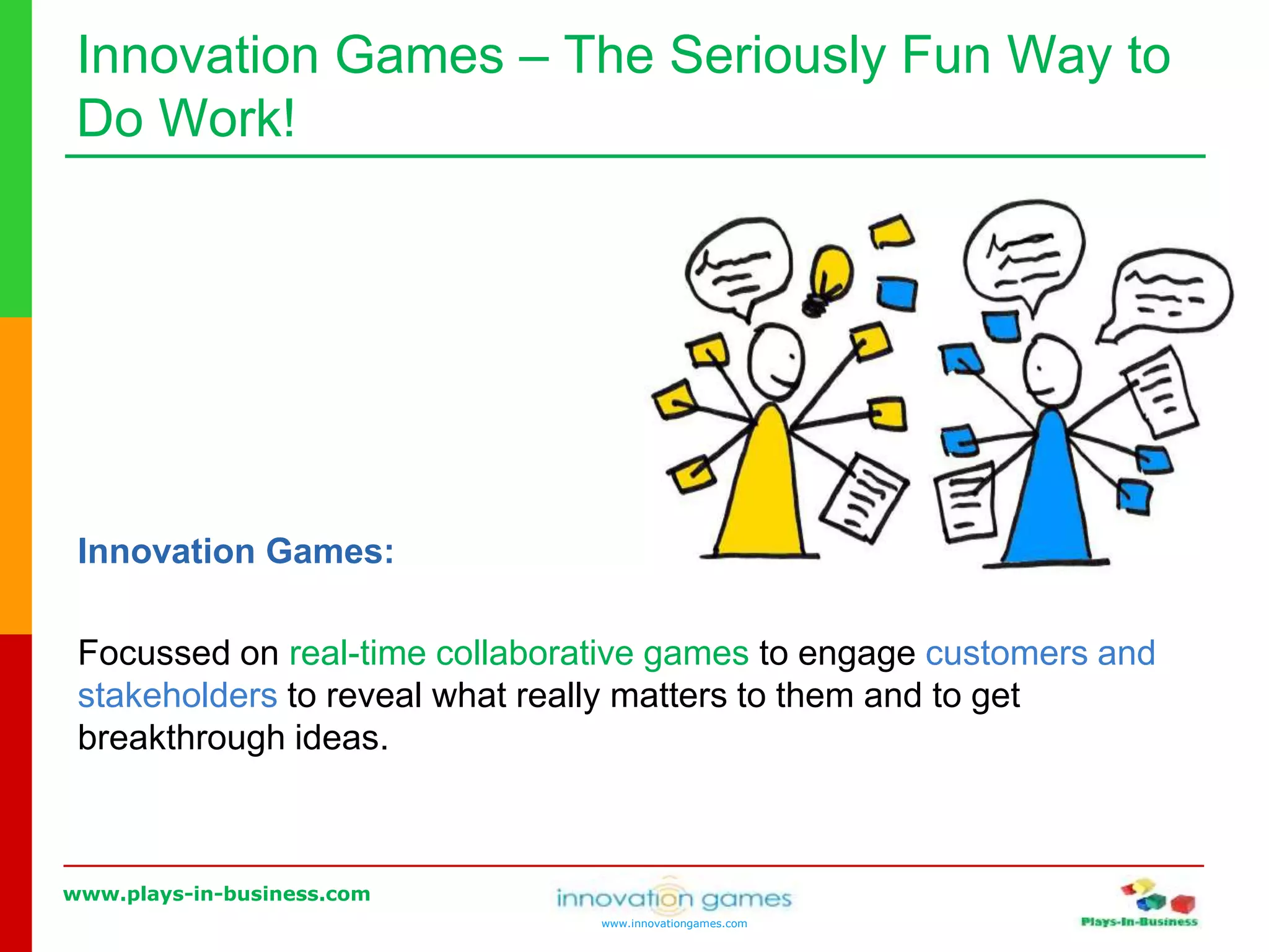 Lean Startup & Innovation Games | PPTX