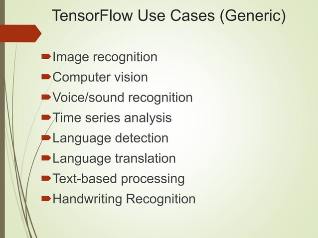 Introduction to Deep Learning and TensorFlow | PPT