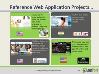 LeanPort Pvt. Ltd. Comapany Presentation. | PPT