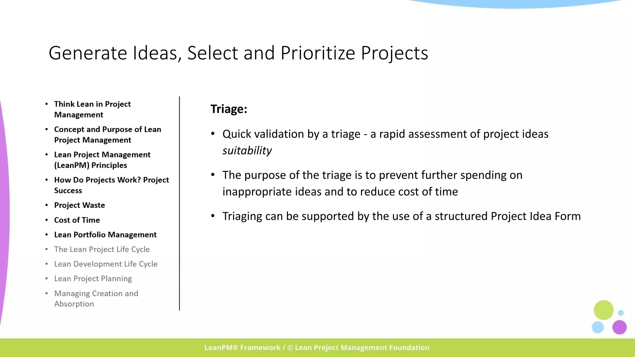 Lean Project Portfolio Management | PDF