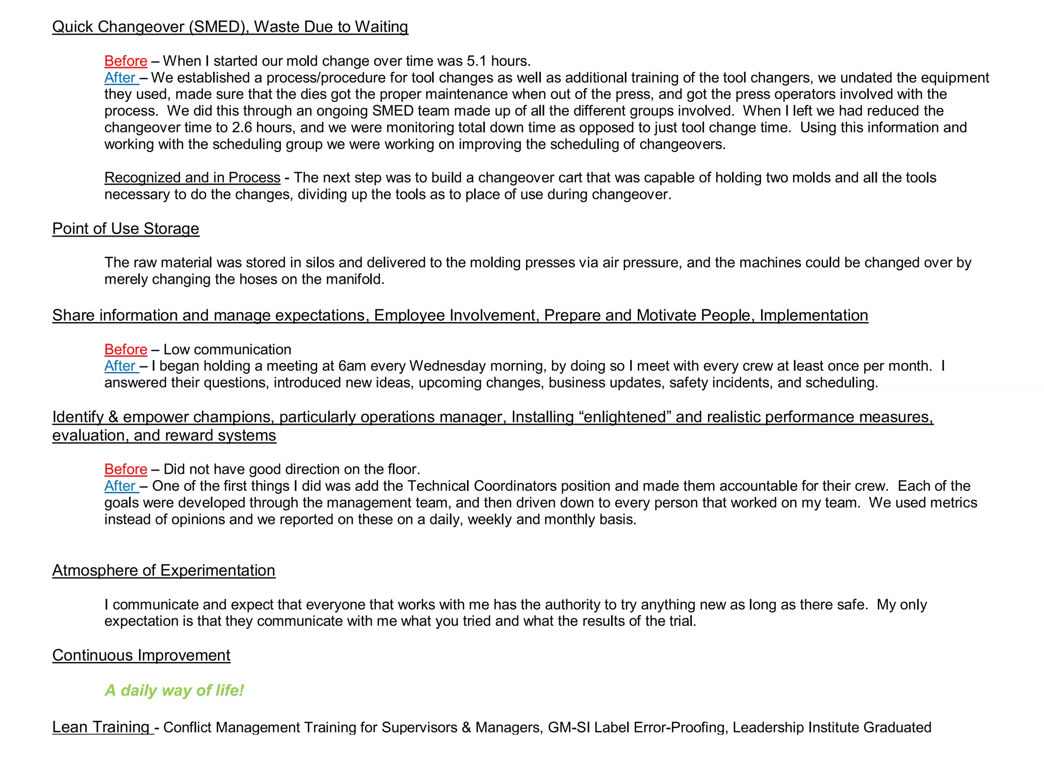 Lean Presentation | PPTX