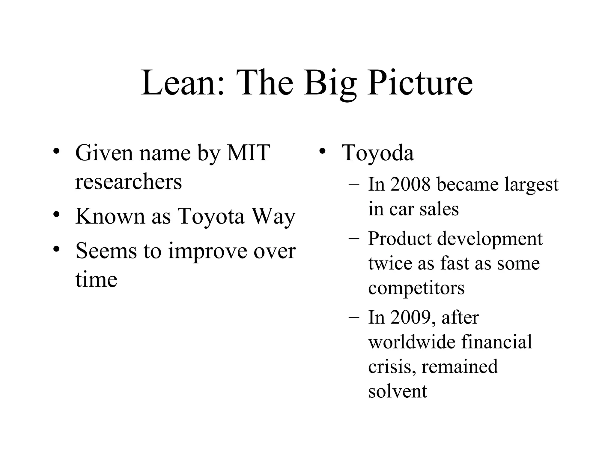 Lean Principles | PPT