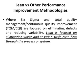 Lean Implementation in Healthcare Organizations - The 5Ss Tool | PPTX