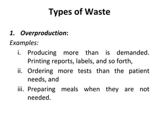 Lean Implementation in Healthcare Organizations - The 5Ss Tool | PPTX