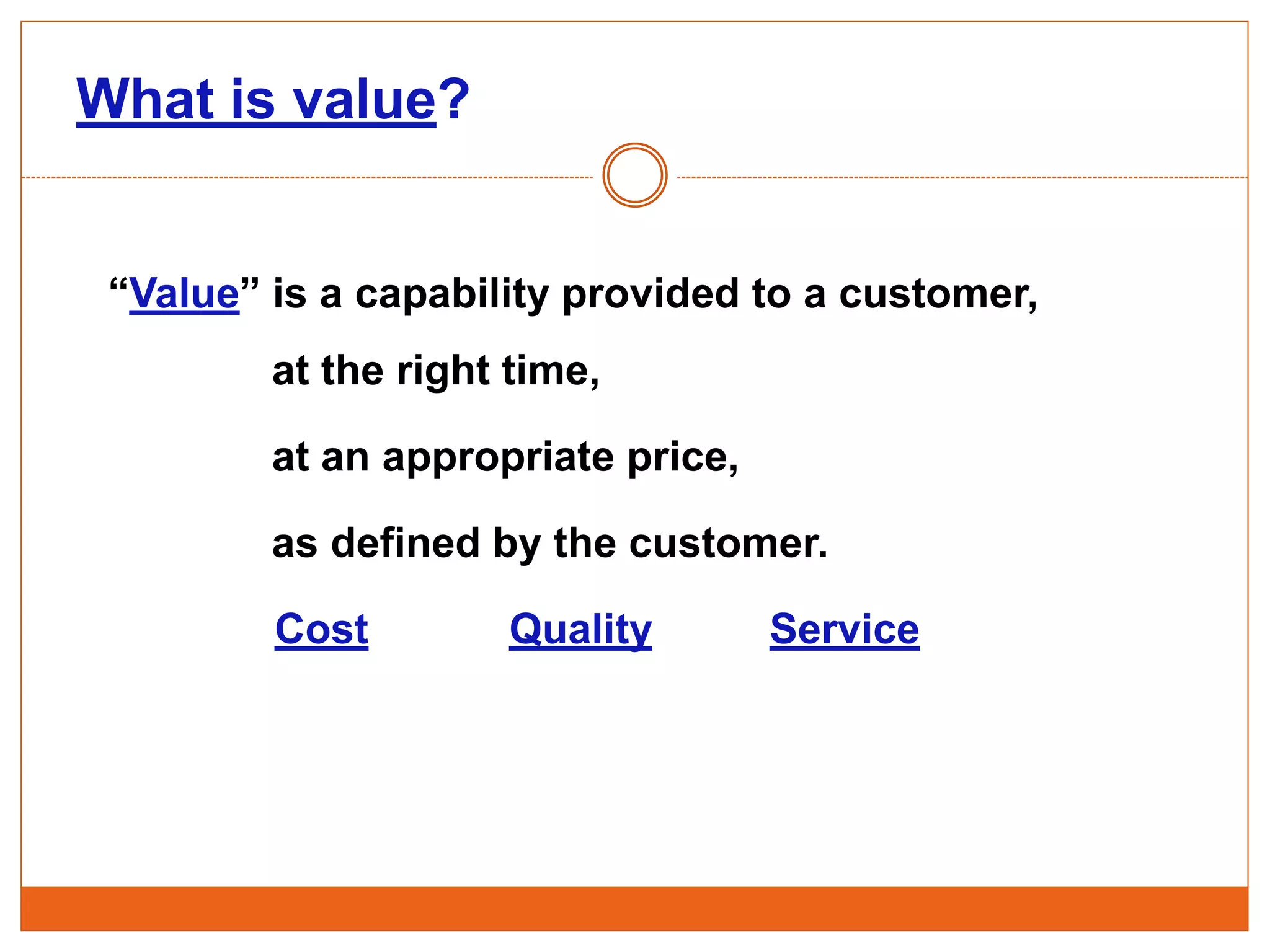 The 5 Lean principles | PPTX