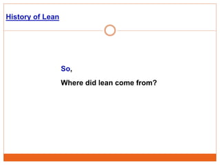 The 5 Lean principles | PPTX