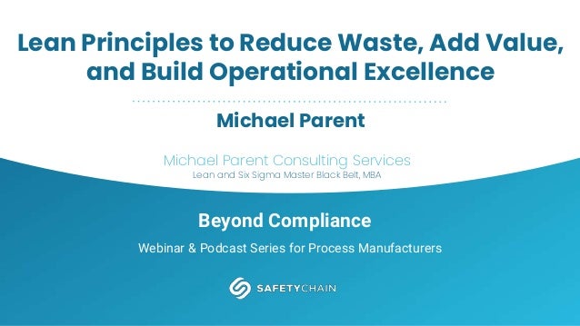 Lean Principles: Reduce Waste, Add Value, & Build Operational ...
