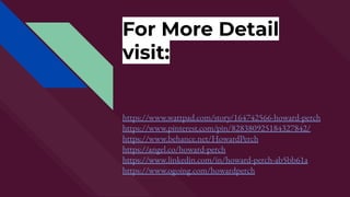 Lean Principles in Healthcare: Howard Perch | PPT