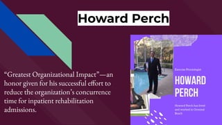 Lean Principles in Healthcare: Howard Perch | PPT