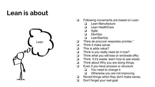 Lean: Principles & Mindsets | PDF