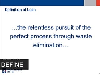 Lean Process | PPTX | Business | Business and Finance