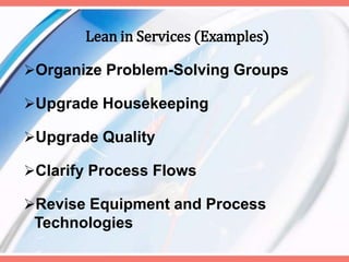 Lean Process and Production | PPTX | Logistics | Business