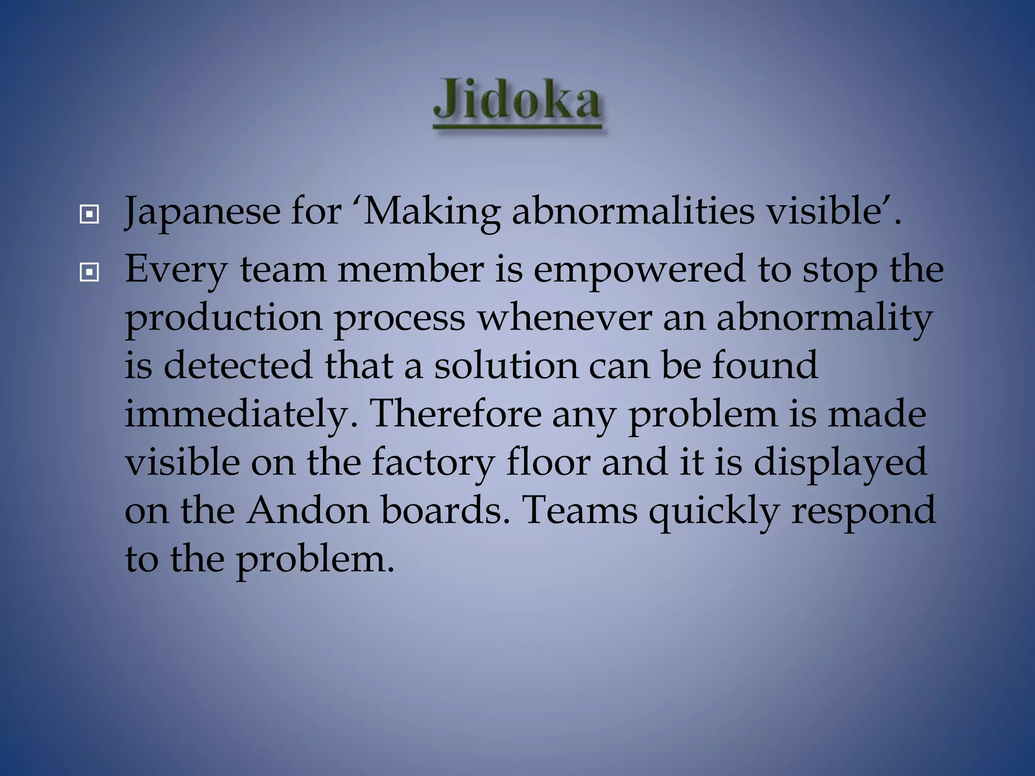 Lean production in Toyota and Boeing | PPTX