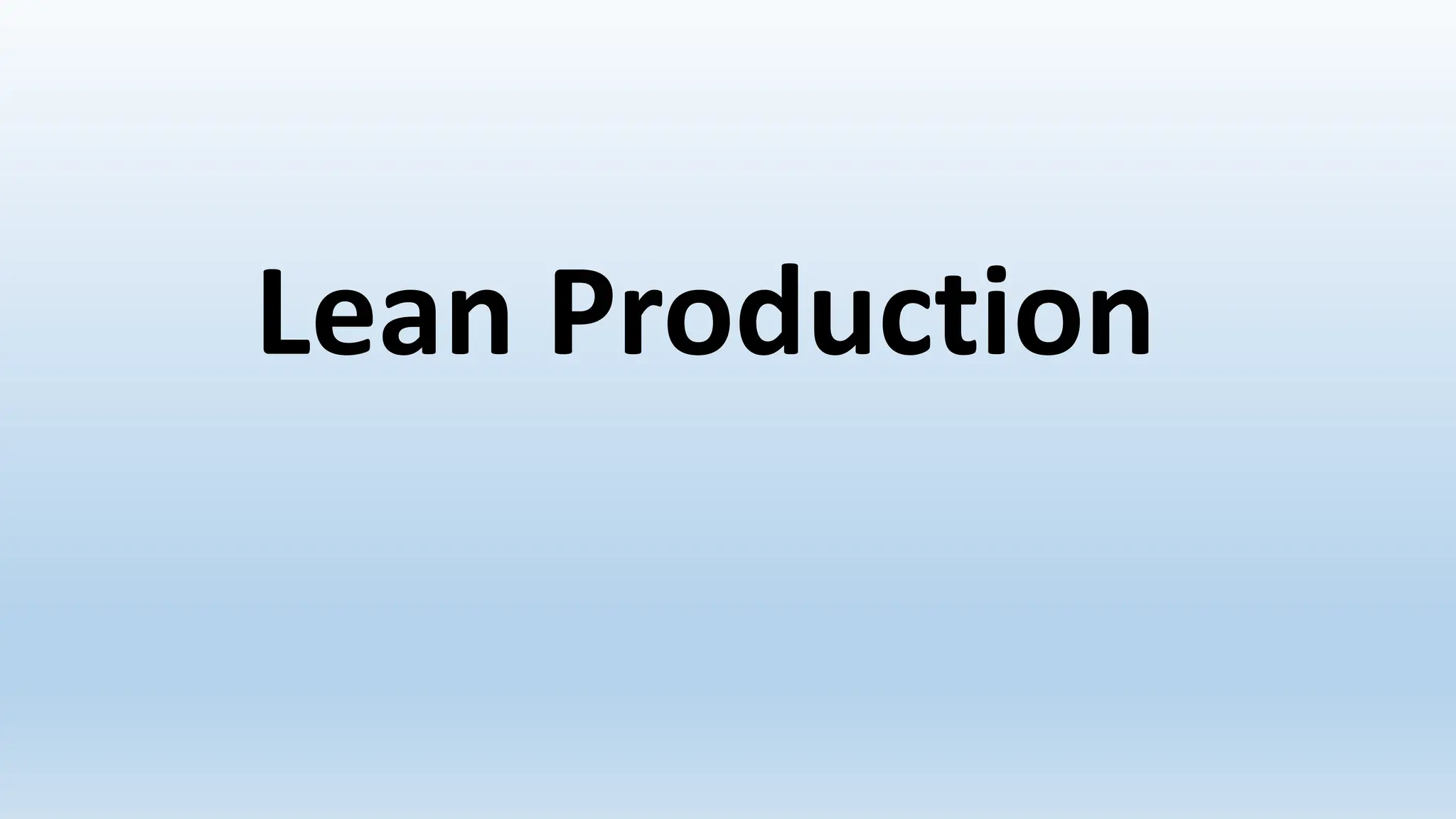 LEAN PRODUCTION.pptx productivity slide share | PPTX