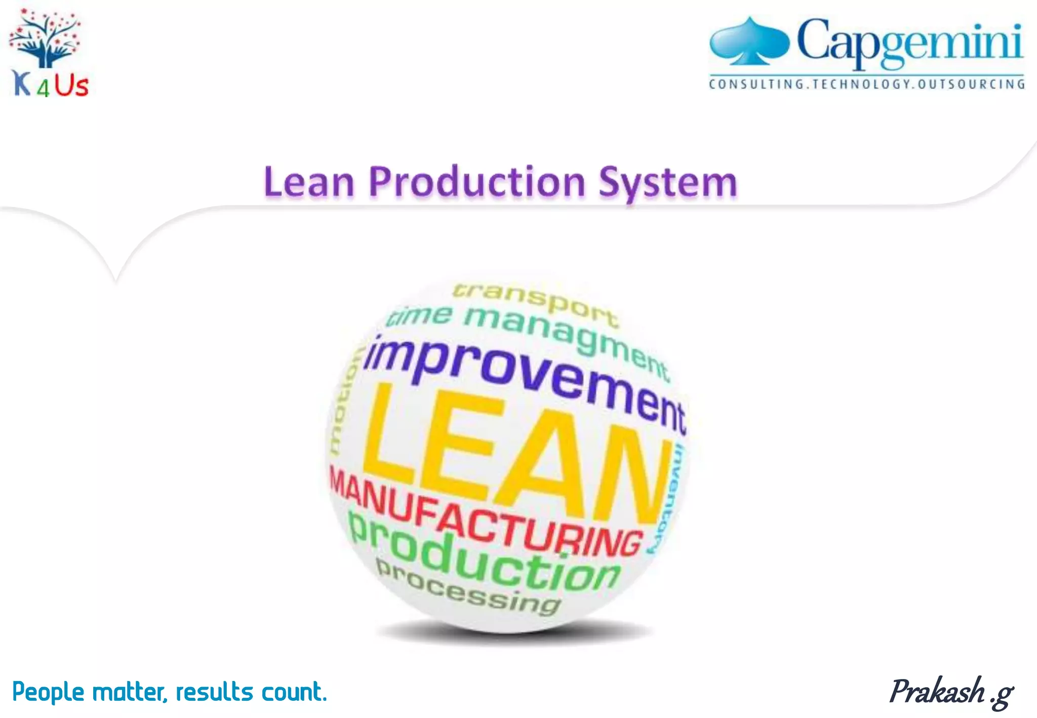 Lean production System - TPS | PPTX