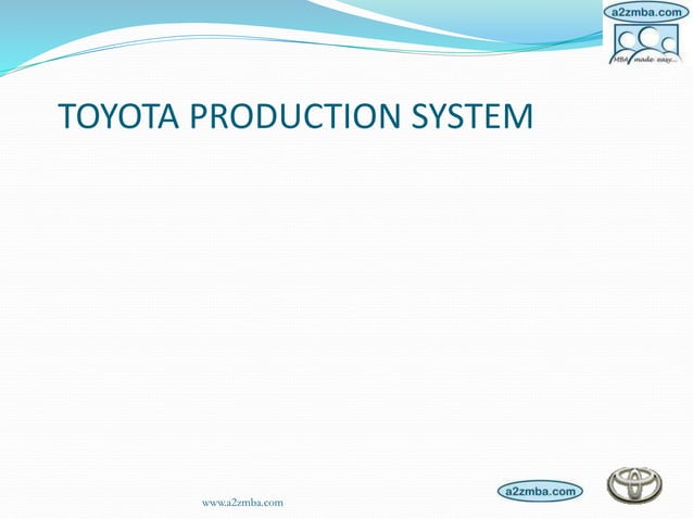 Lean production toyota production system | PPTX