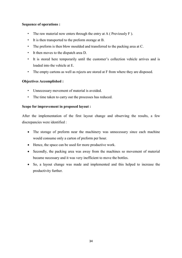 Lean manufacturing report | DOCX