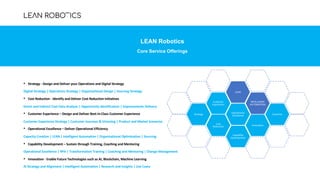 LEAN Robotics - Service Offerings | PPT
