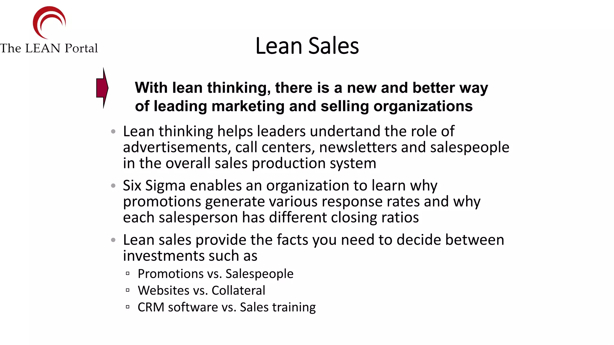 Lean in sales | PPT