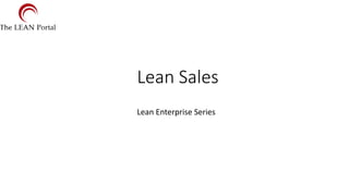Lean in sales | PPT | Free Download