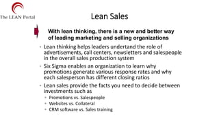 Lean in sales | PPT | Free Download