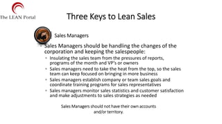 Lean in sales | PPT | Free Download