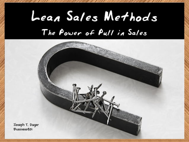 Lean Sales Method Cap Do | PPT