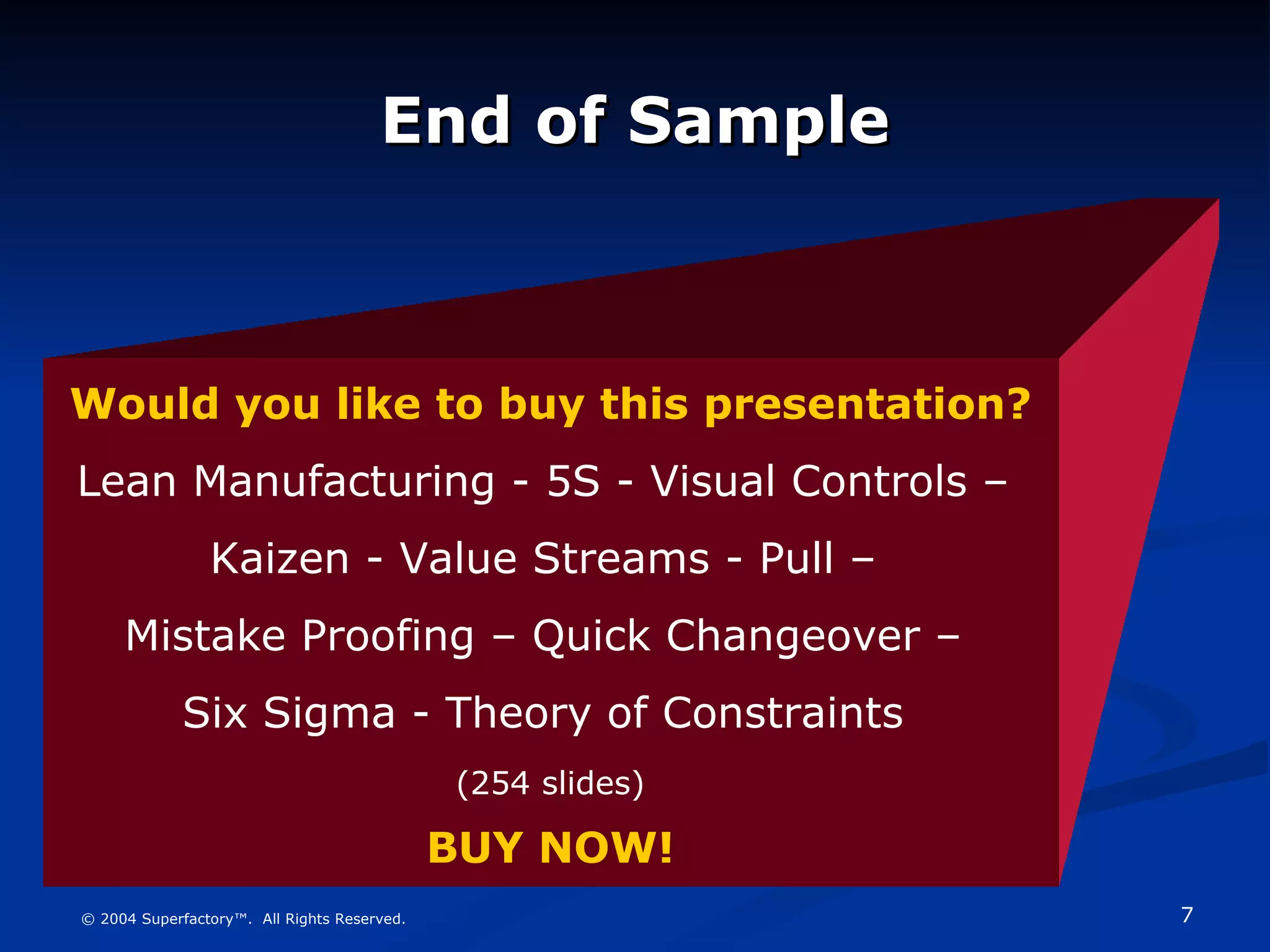 Lean Sample | PPT
