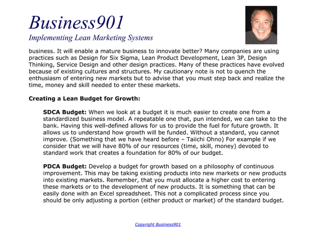 Lean Scale Up: Lean as a Growth Strategy | PPT