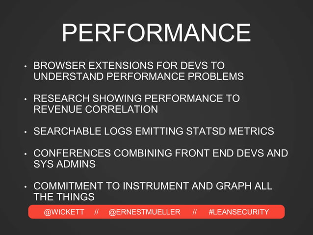 Lean Security - RSA 2016 | PPT