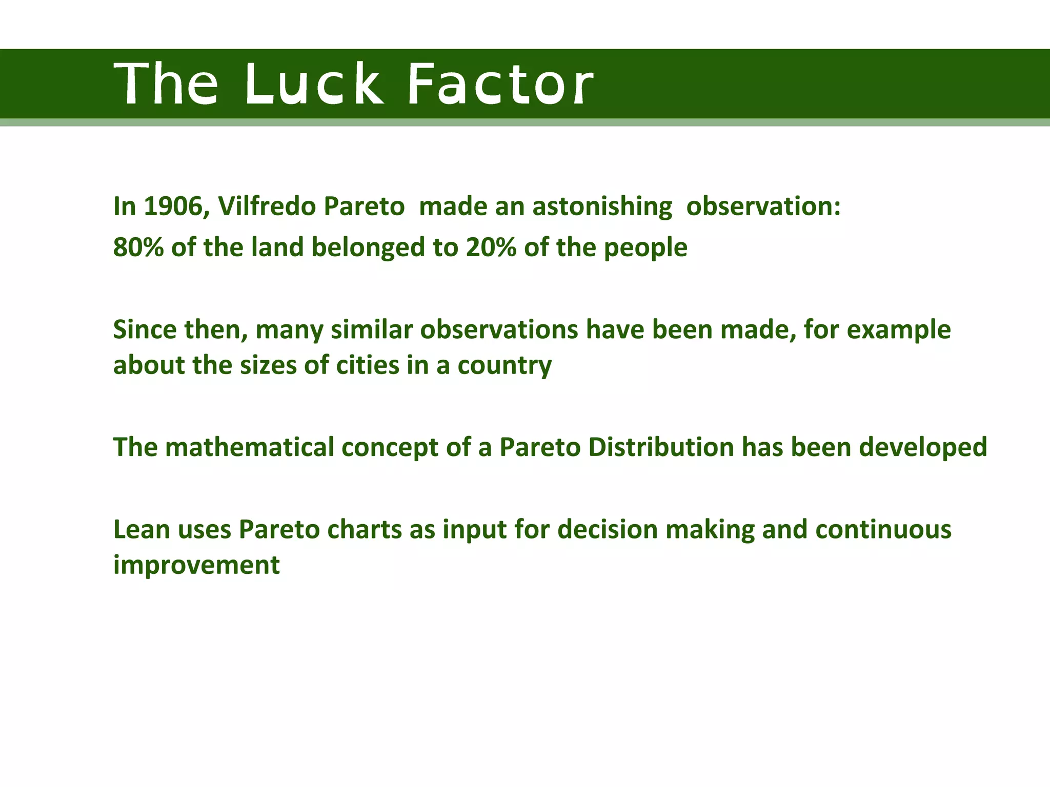 Lean Self: The Luck Factor | PDF