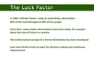 Lean Self: The Luck Factor | PDF