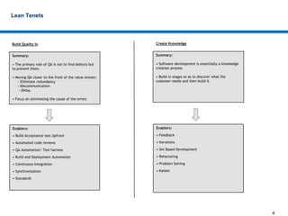 Lean Development Overview | PPSX