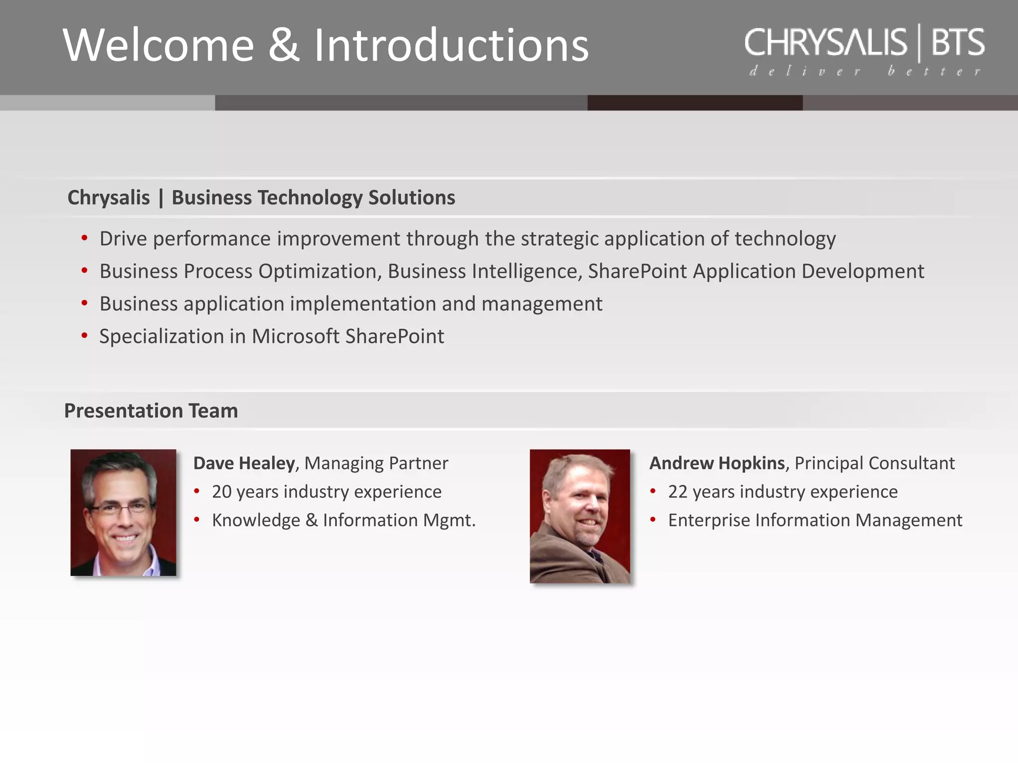 SharePoint & The Lean, Agile Enterprise | PPT