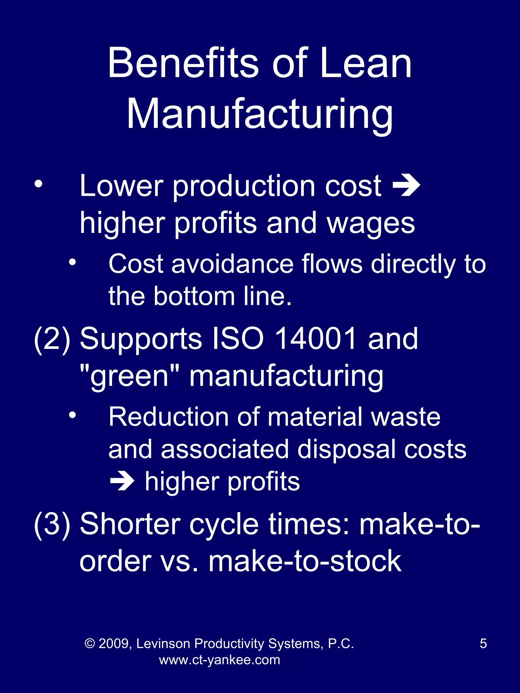 Lean Manufacturing | PPT