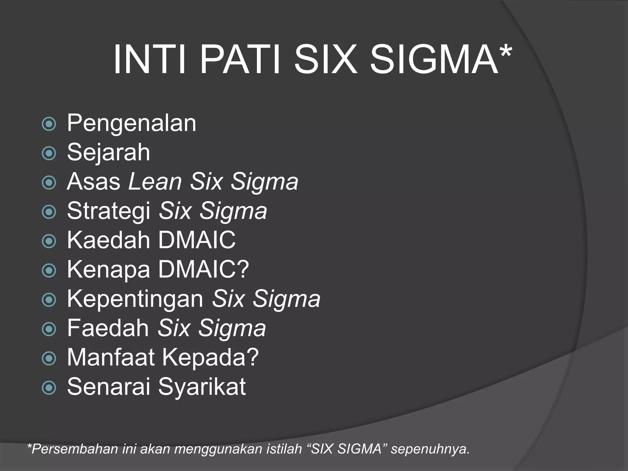 Lean six sigma | PPTX