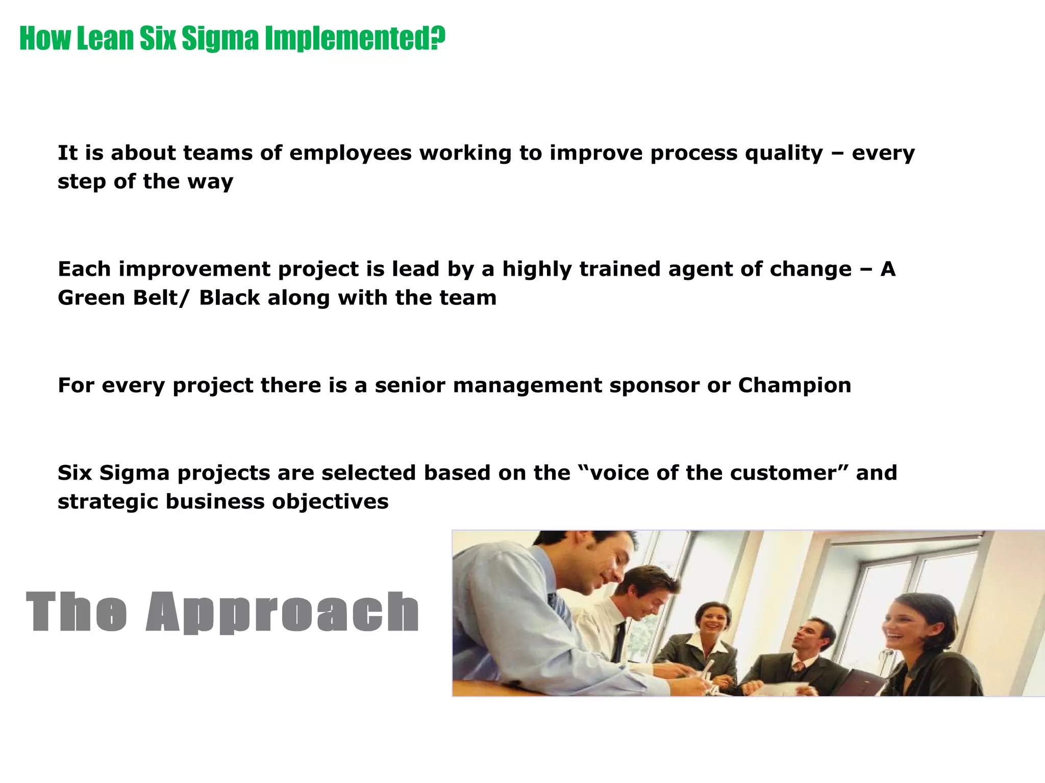 Lean six sigma and process excellence ppt | PPT