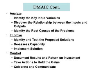 Lean sixsigmaasq0604 | PPT