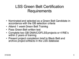 Lean Six Sigma Awareness Handouts | PPT