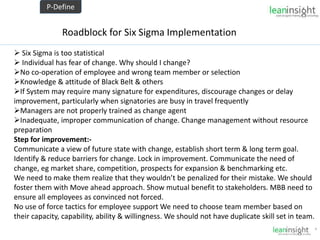 Lean Six Sigma Black Belt Training Part 3 | PPTX