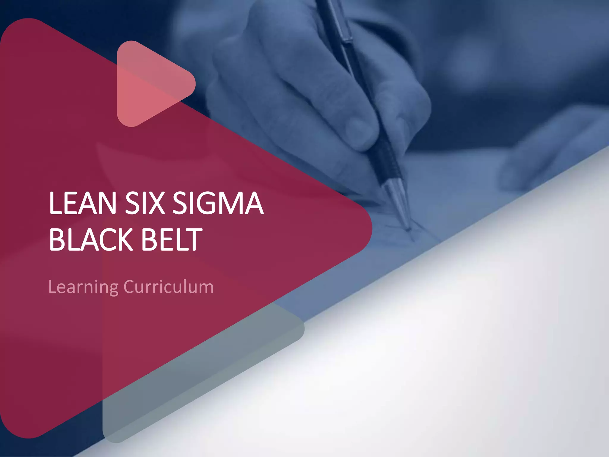 Lean Six Sigma Black Belt Training | PDF