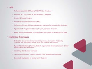 Lean Six Sigma Black Belt Training | PDF