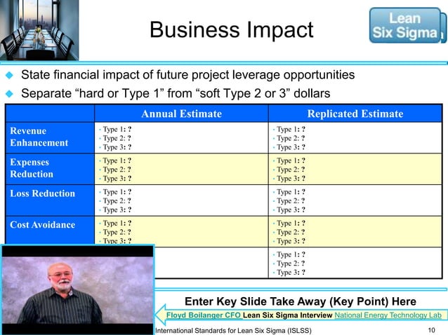 Lean six sigma executive overview (case study) templates | PPTX ...