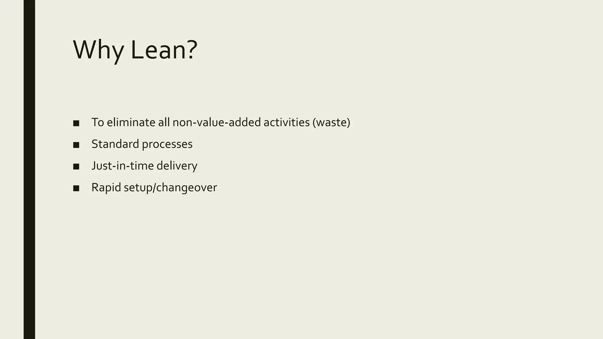 Lean six sigma foundations | PPT
