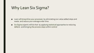 Lean six sigma foundations | PPT
