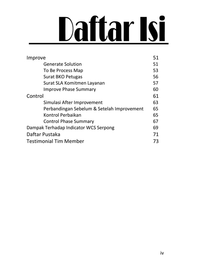 Lean six sigma green belt project at pln area serpong | PDF