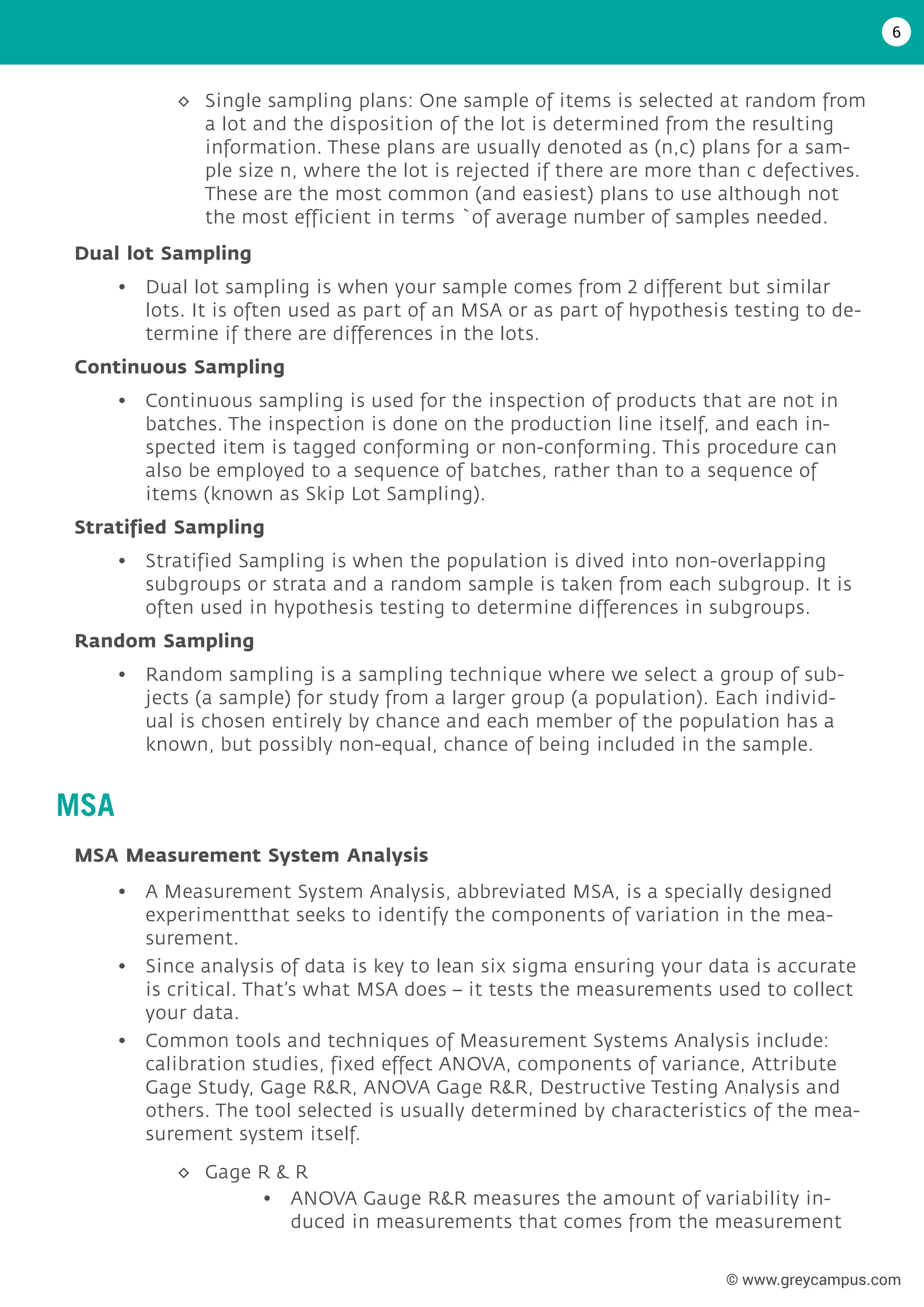 lean six sigma green belt cheat sheet.pdf
